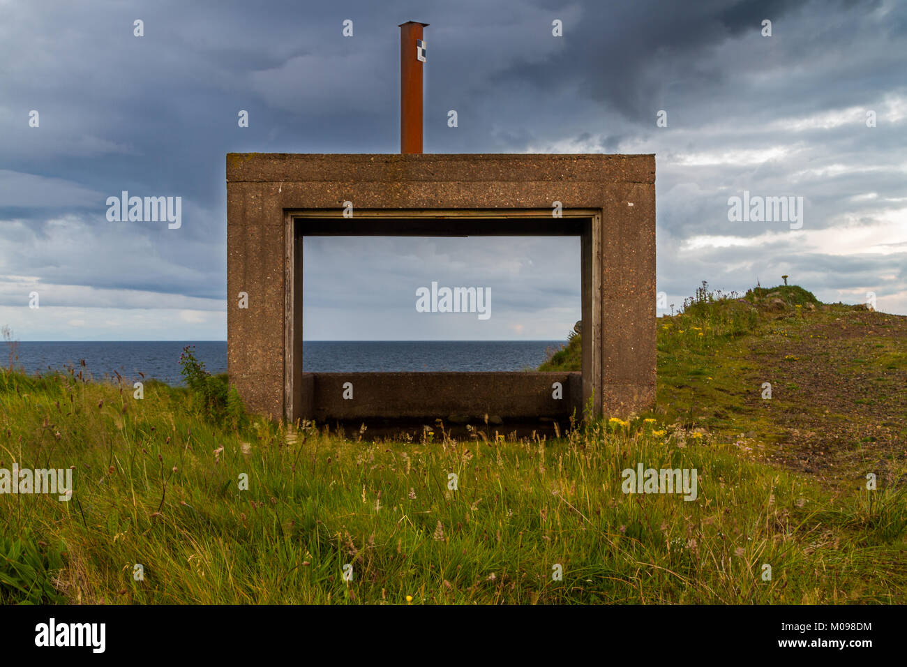 Arnish Point Ramparts Stock Photo - Alamy