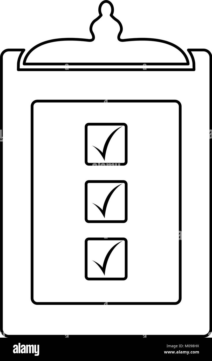 Checklist sheet icon image vector Stock Vector Images - Alamy