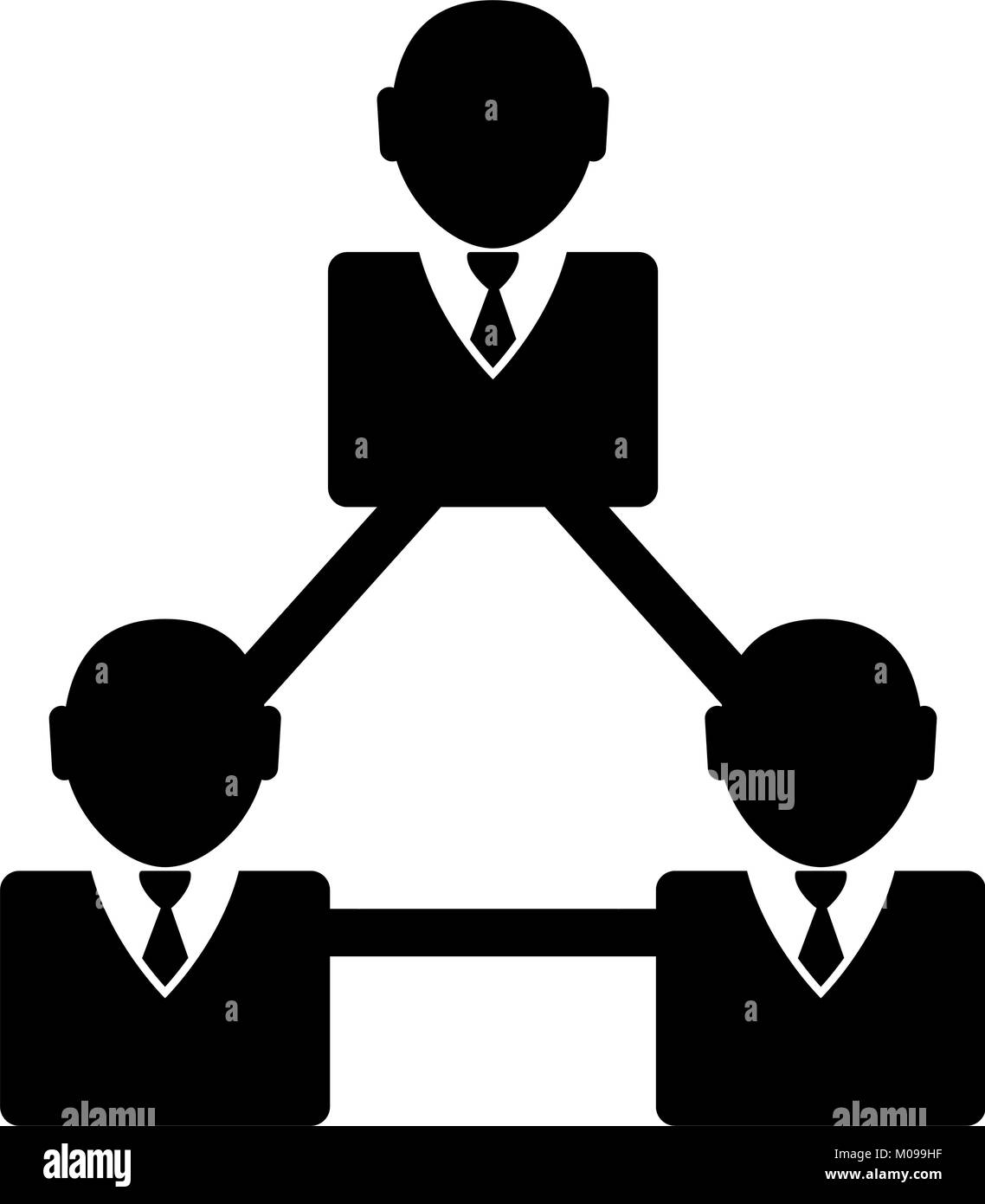 Businessmen network icon Stock Vector Image & Art - Alamy
