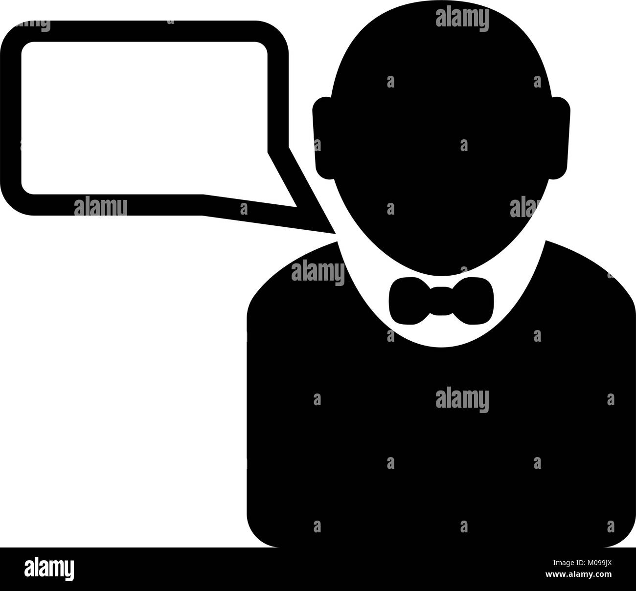 Businessman talking icon image Stock Vector Image & Art - Alamy