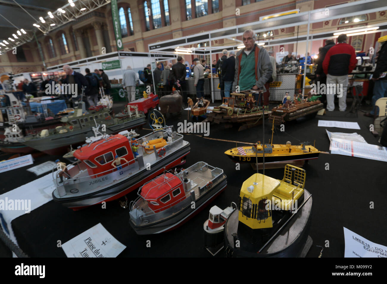 London, UK. 19th Jan, 2018. Alexandra Palace. London Model Engineering ...