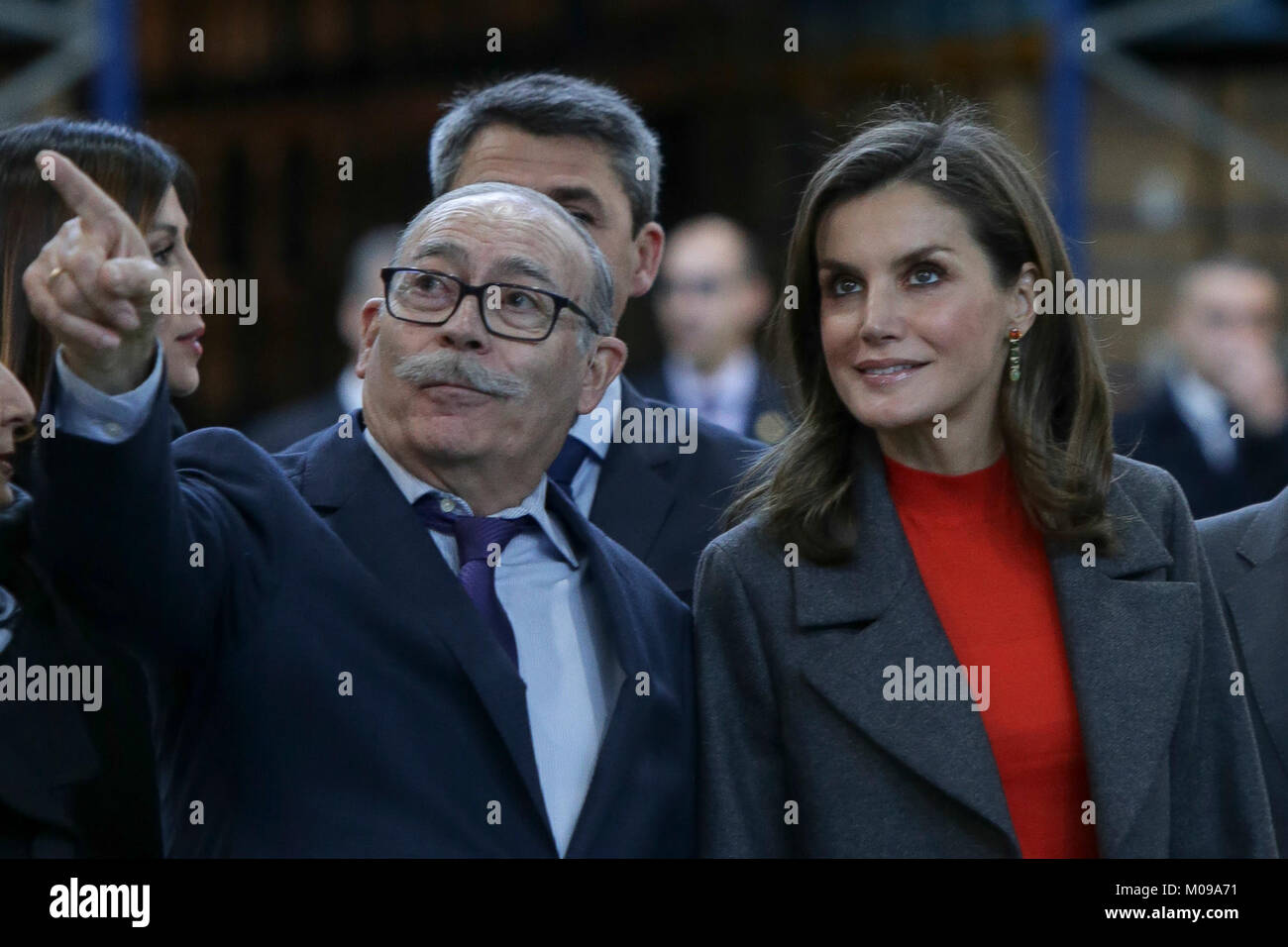 Toledo, Spain. 19th Jan, 2018. Queen Letizia Ortiz during visit to ...