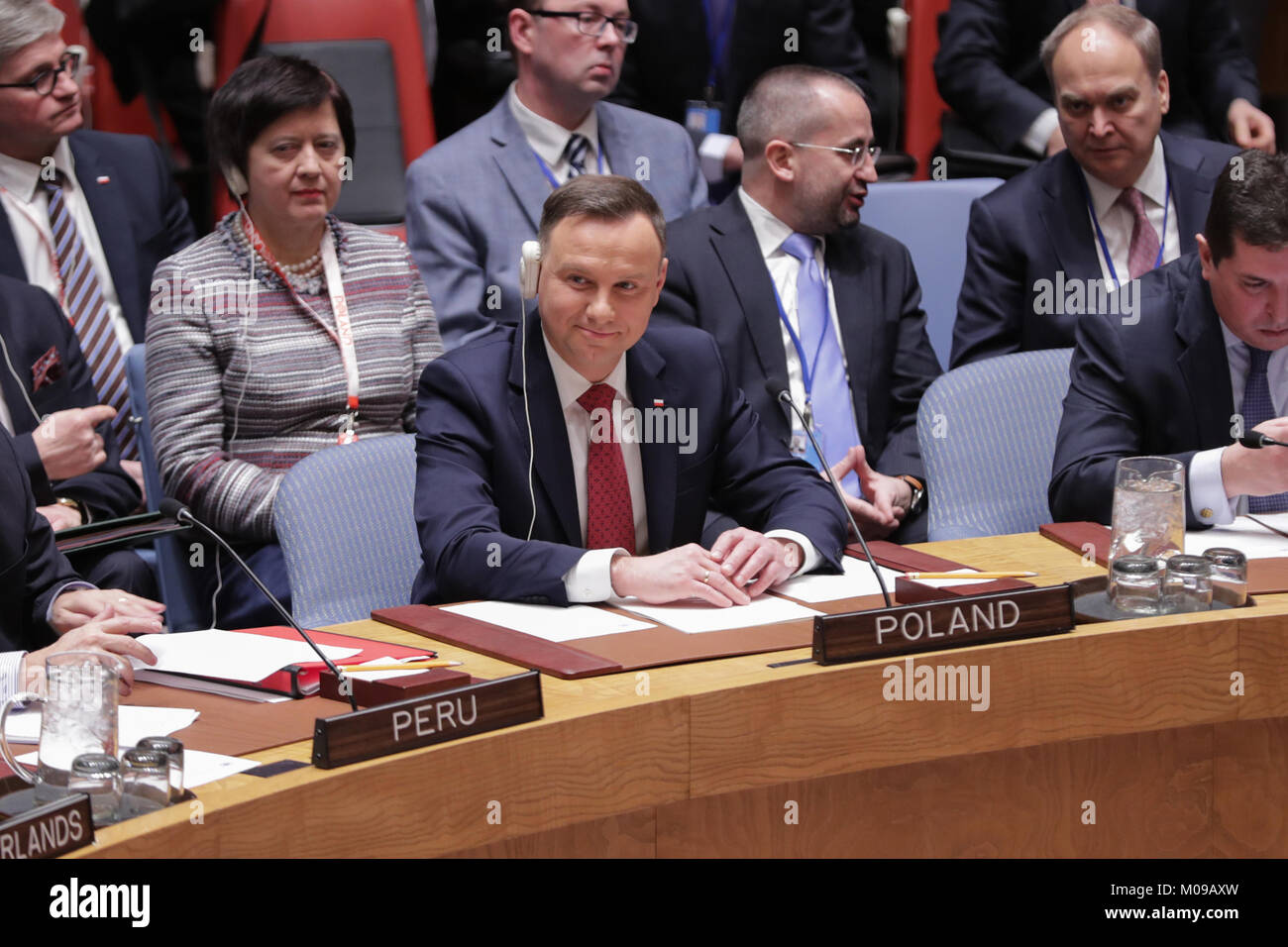 New York, NY, USA. 18th Jan, 2018. United Nations, New York, USA ...