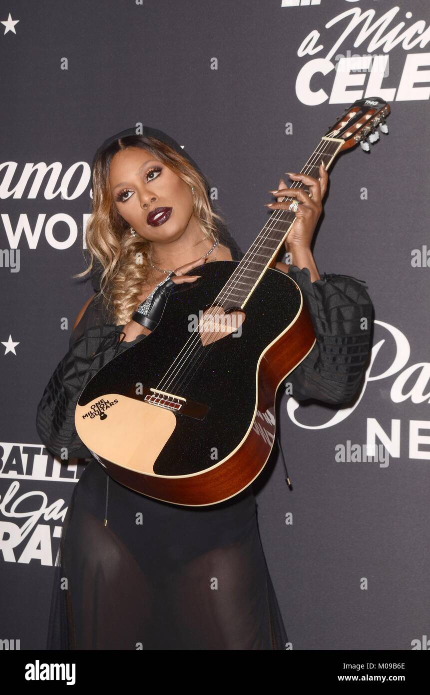 Los Angeles, CA, USA. 18th Jan, 2018. Laverne Cox at arrivals for LIP ...