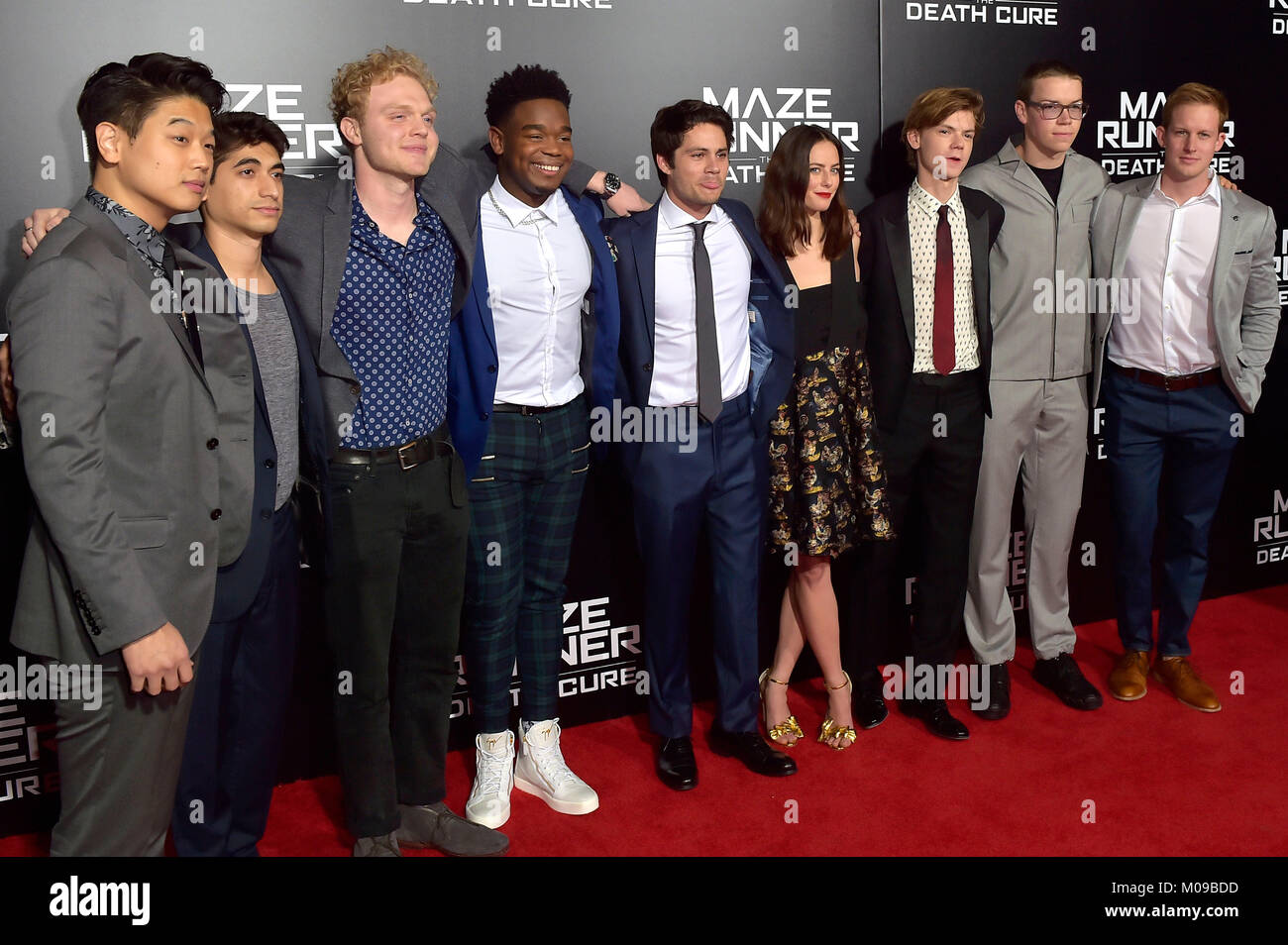 Los Angeles, California, USA. 18th January, 2018. Ki Hong Lee, Alex ...