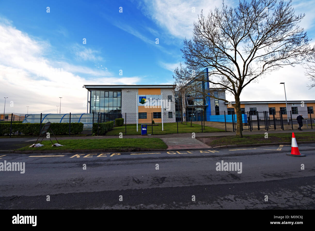 Liverpool, UK. 19th Jan, 2018. Parklands High School in Speke Liverpool ...