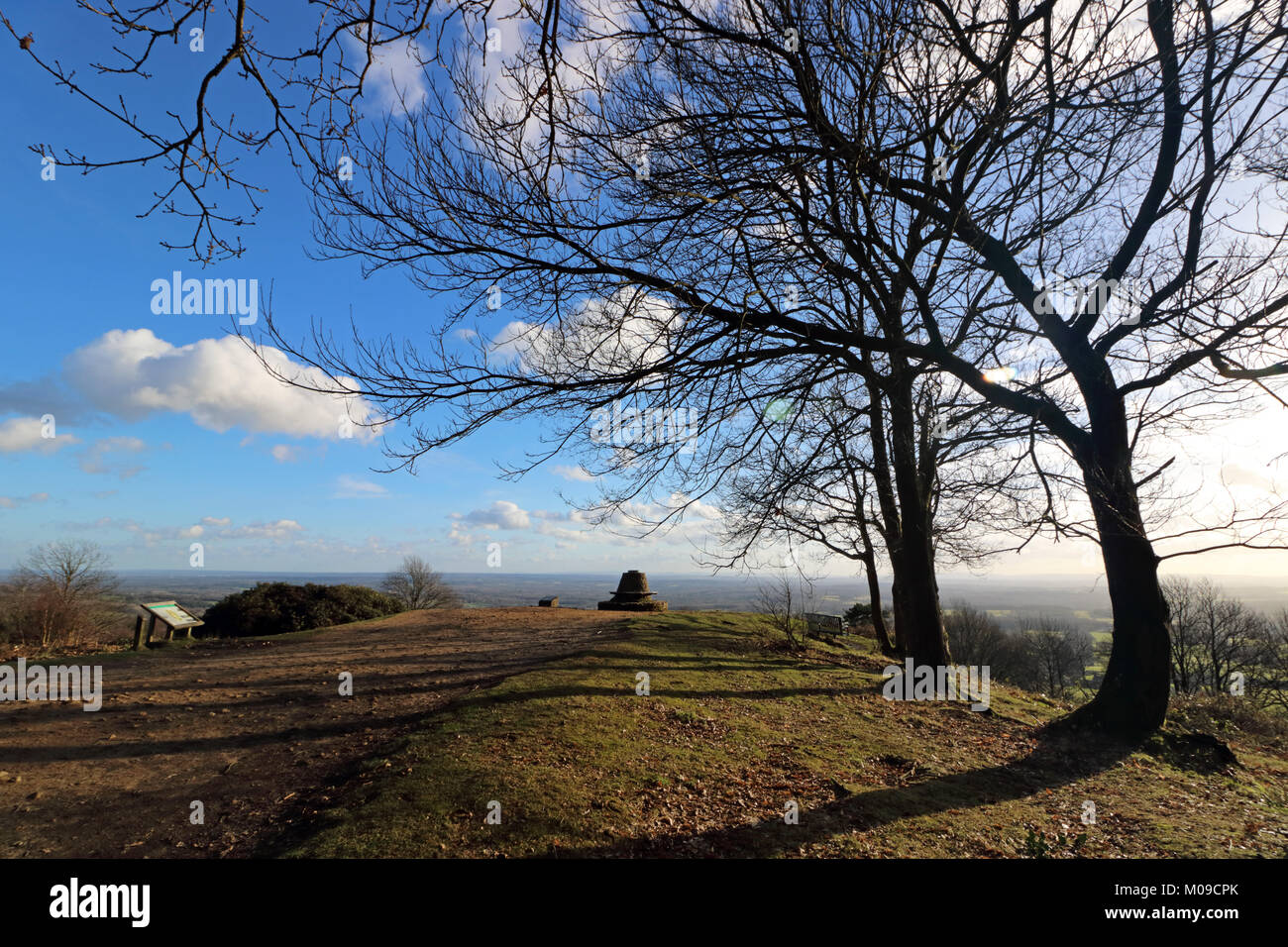 Holmbury hill north downs, surrey hills hi-res stock photography and ...
