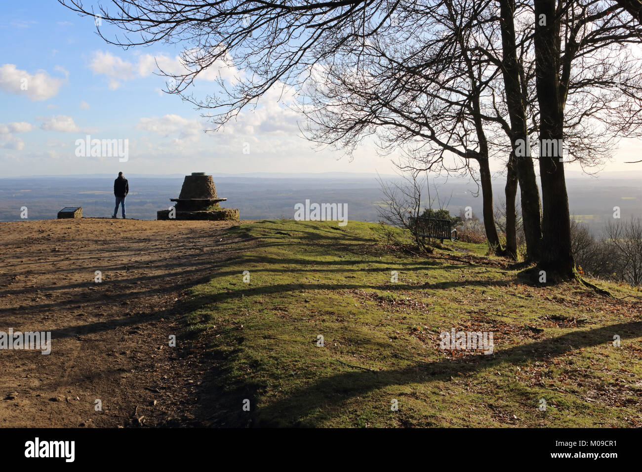 Holmbury hill north downs, surrey hills hi-res stock photography and ...