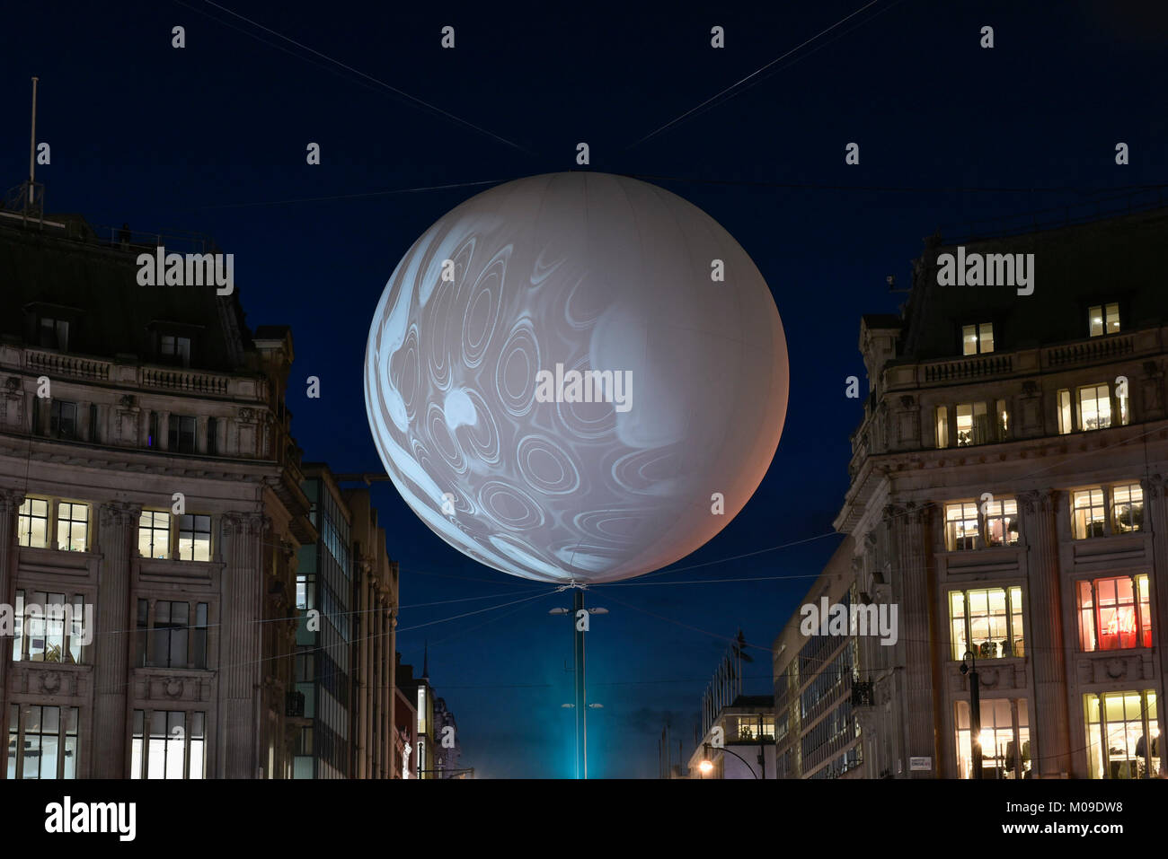 London, UK. 19 January 2018. "Origin of the World Bubble" by Miguel ...