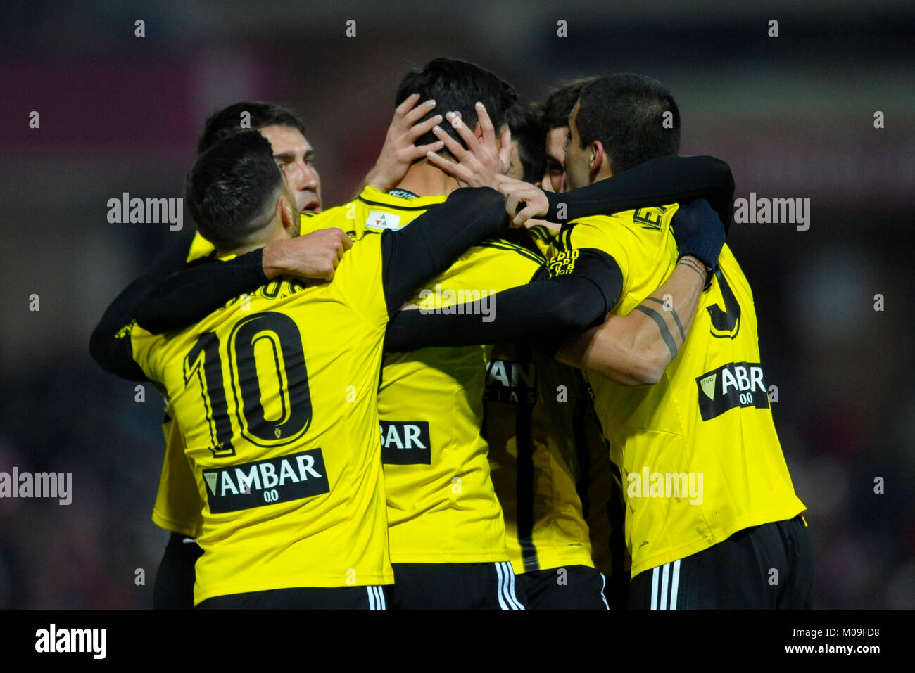 Spain. 19th Jan, 2018. Partido de Liga 1 2 3 entre CF Granada y Real ...