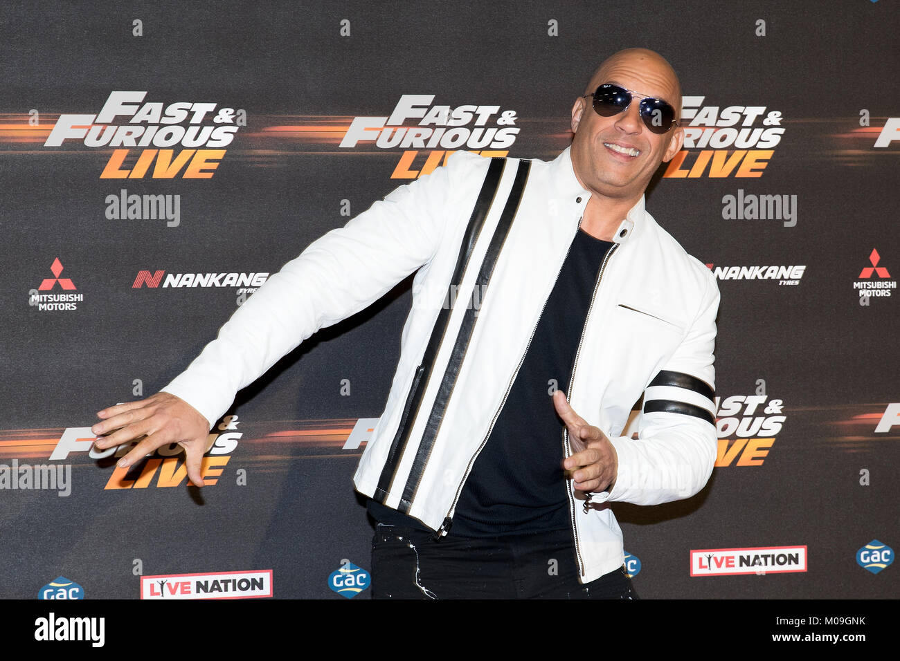 London, UK. 19th Jan, 2018. vin diesel at the Global Premiere of Fast ...