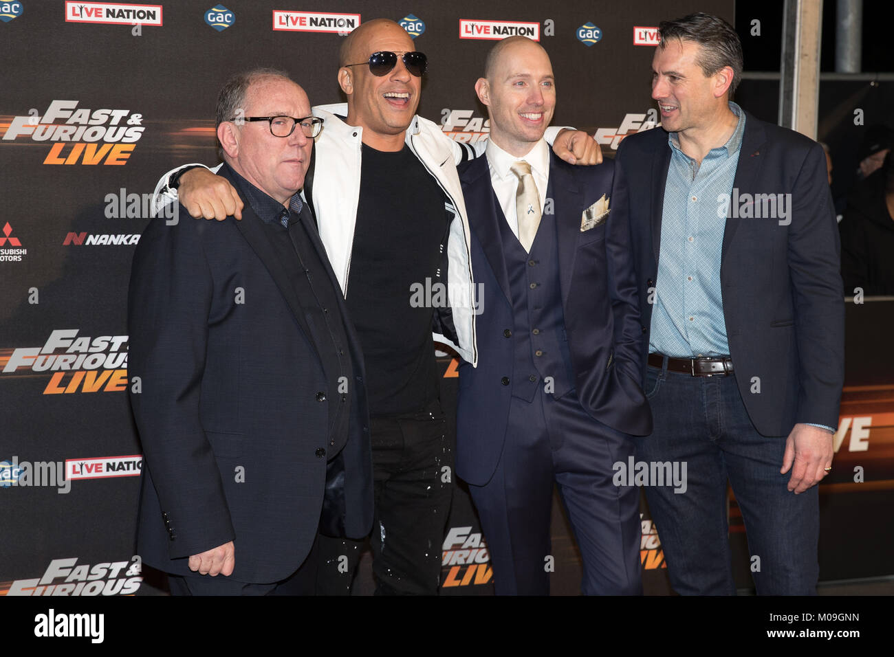London, UK. 19th Jan, 2018. vin diesel at the Global Premiere of Fast ...
