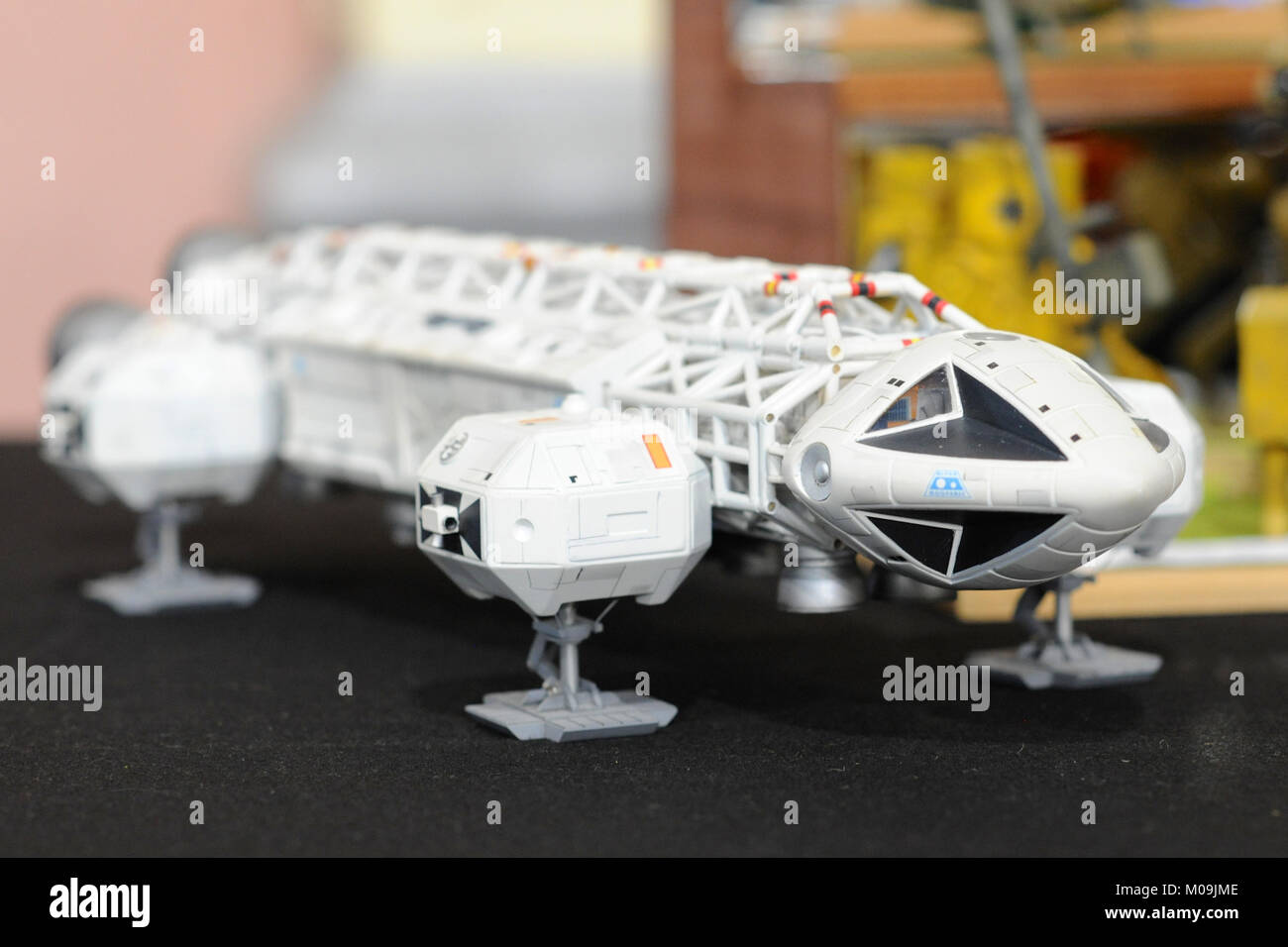 London, UK. 19th Jan, 2018. A model of an Eagle Transporter (a ...