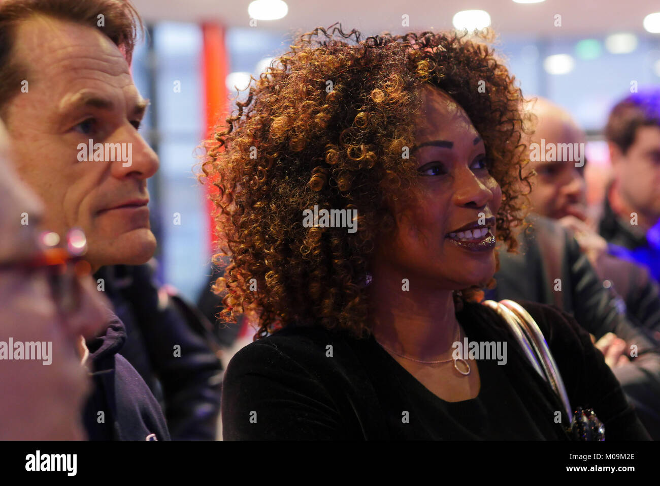 Bron, France. 20th Jan, 2018. Laura Fleissel, French Minister of Sports ...