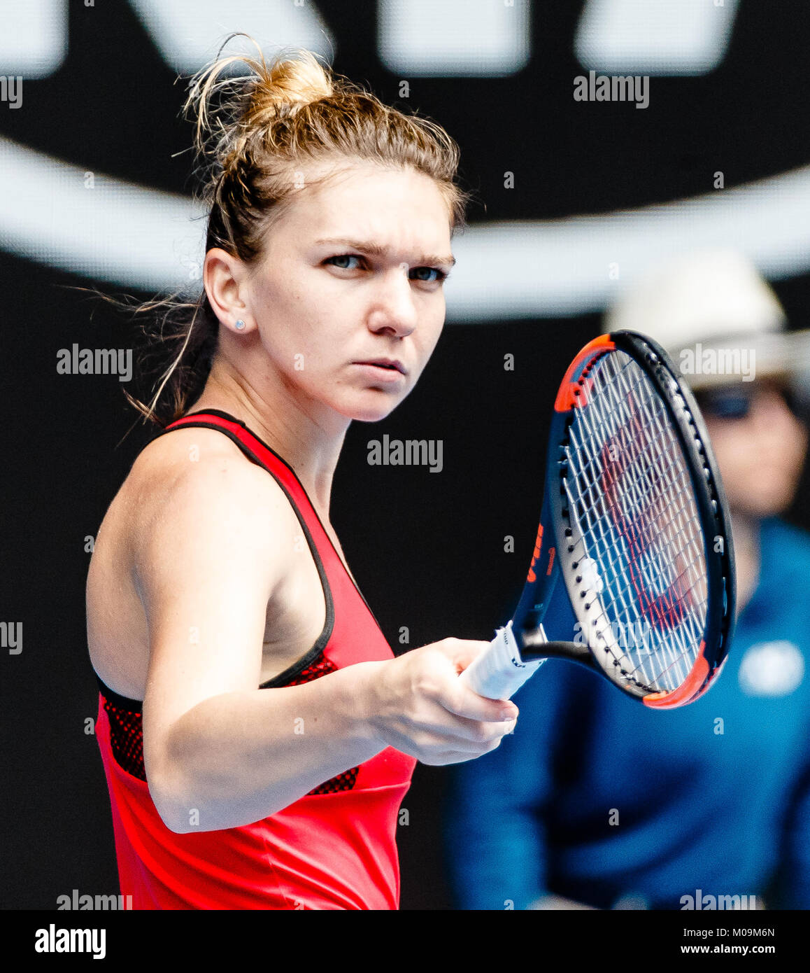 Melbourne, Australia. 20th Jan, 2018. World number one Simona Halep ...