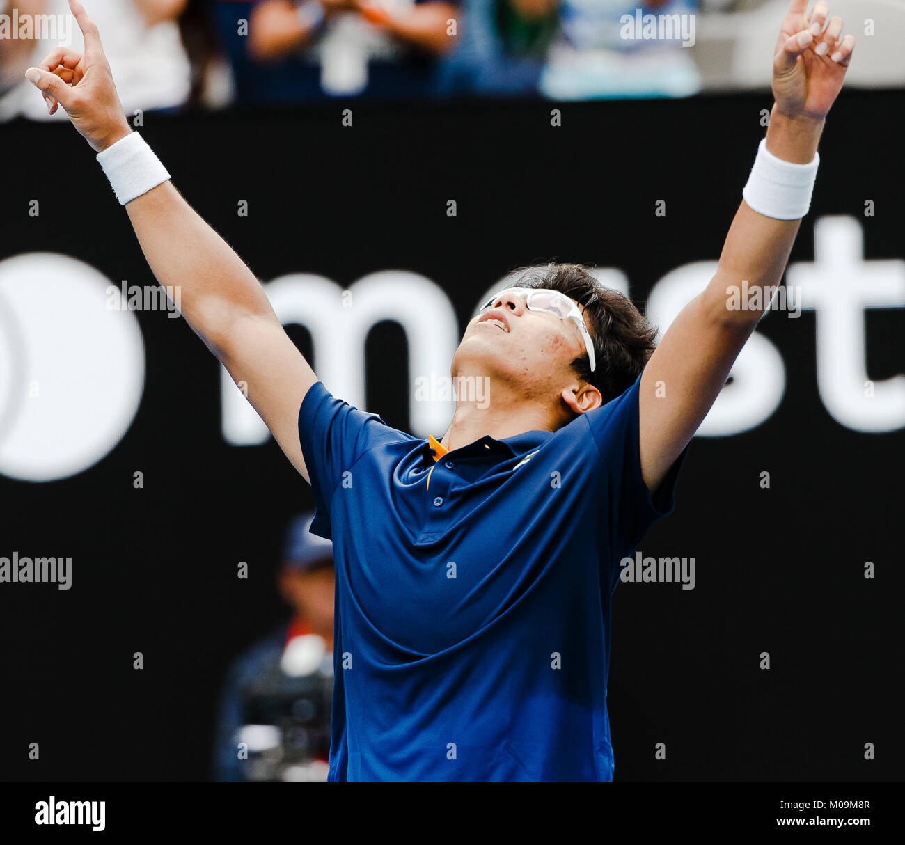 Melbourne, Australia. 20th Jan, 2018. Tennis player Hyeon Chung from ...