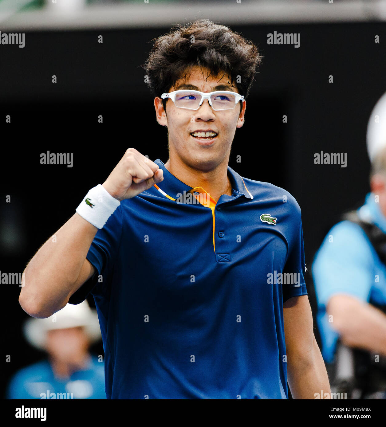 Melbourne, Australia. 20th Jan, 2018. Tennis player Hyeon Chung from ...