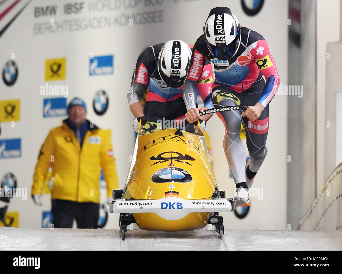 Schoenau/Koenigssee, Germany. 20th Jan, 2018. Germany's Johannes Locher ...