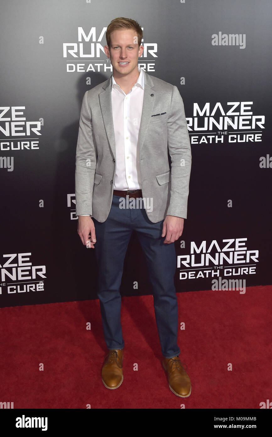 Century City, California. 18th Jan, 2018. Chris Sheffield attends the ...