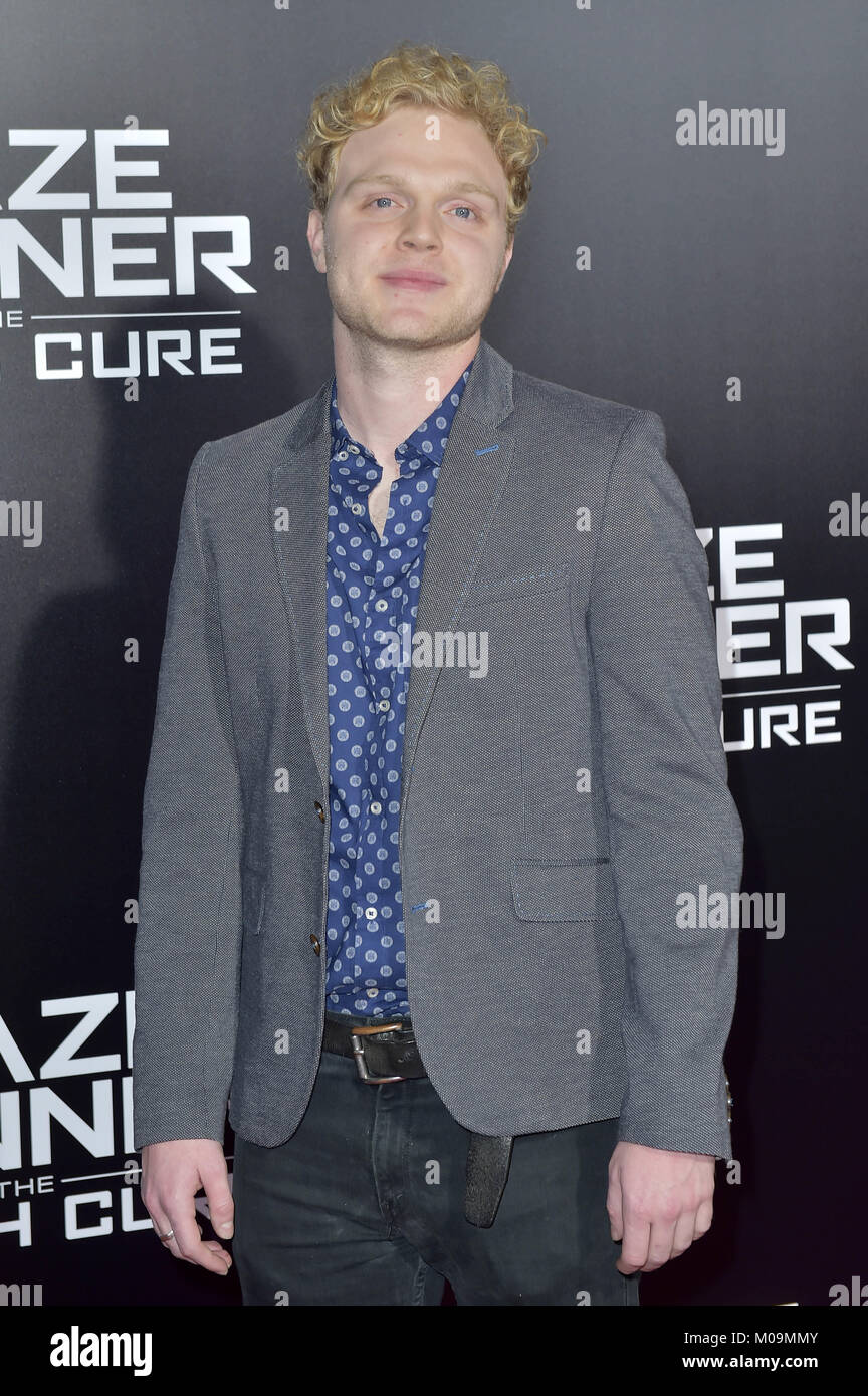 Century City, California. 18th Jan, 2018. Joe Adler attends the fan ...