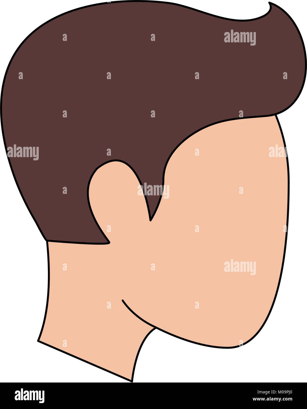 Faceless man head Stock Vector Image & Art - Alamy