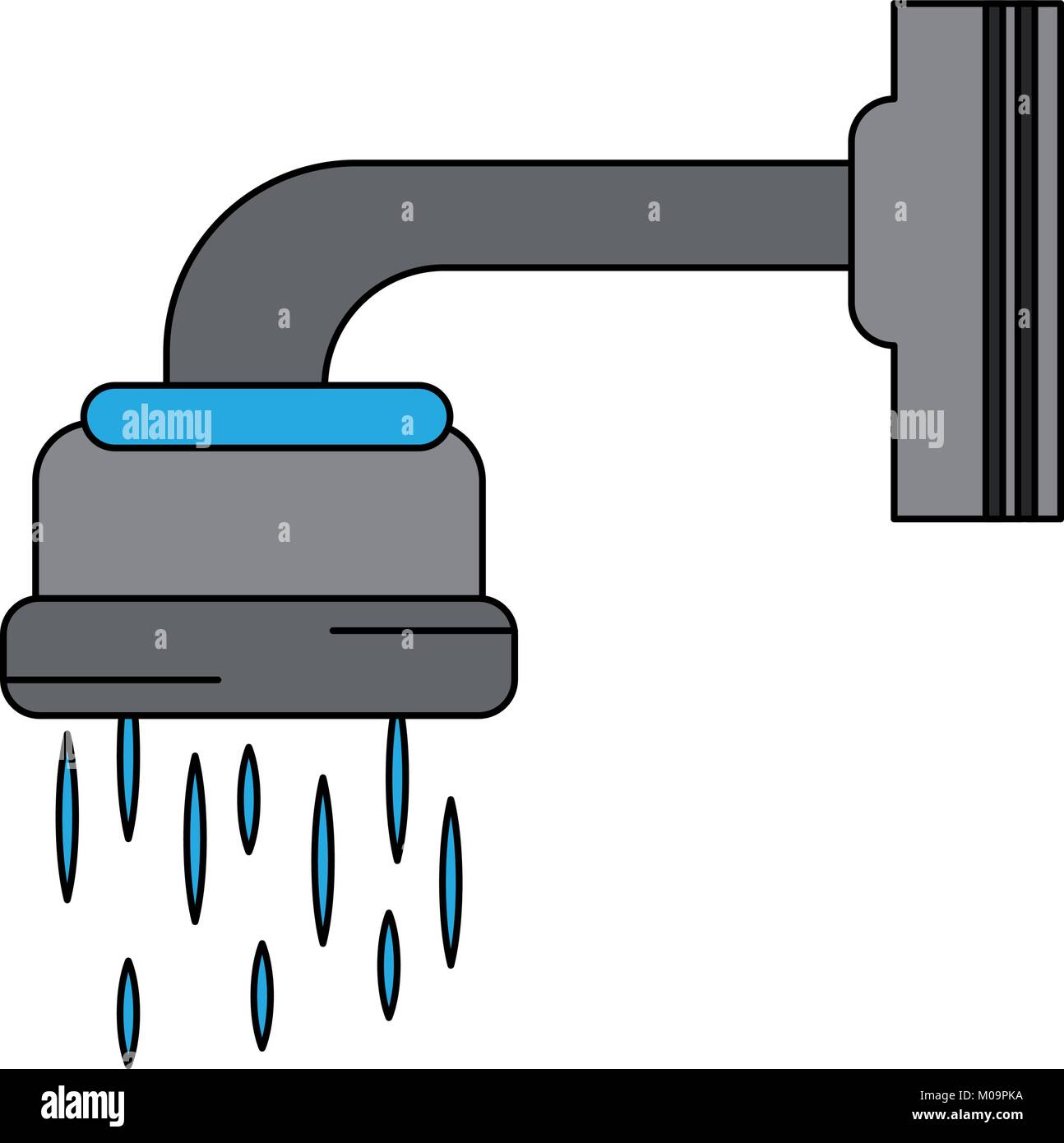 Shower faucet open Stock Vector Image & Art - Alamy