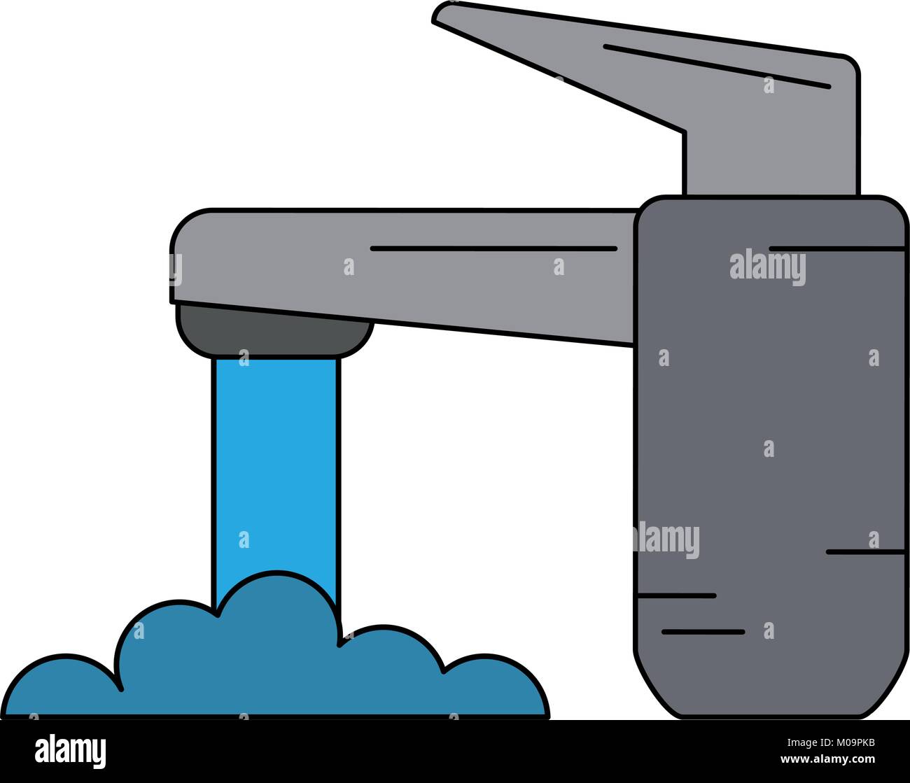 Faucet open isolated Stock Vector Image & Art - Alamy