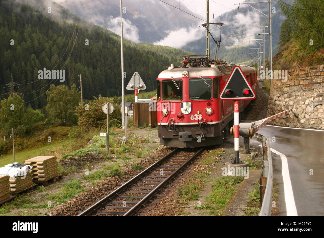 Swiss electric locomotive hi-res stock photography and images - Alamy