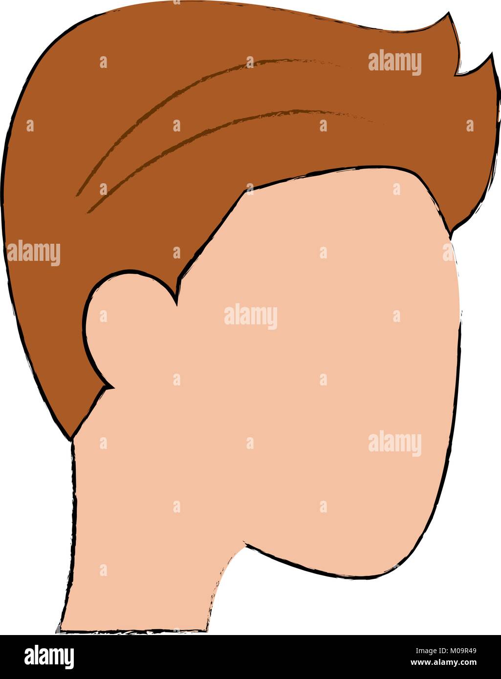 Faceless man head Stock Vector Image & Art - Alamy