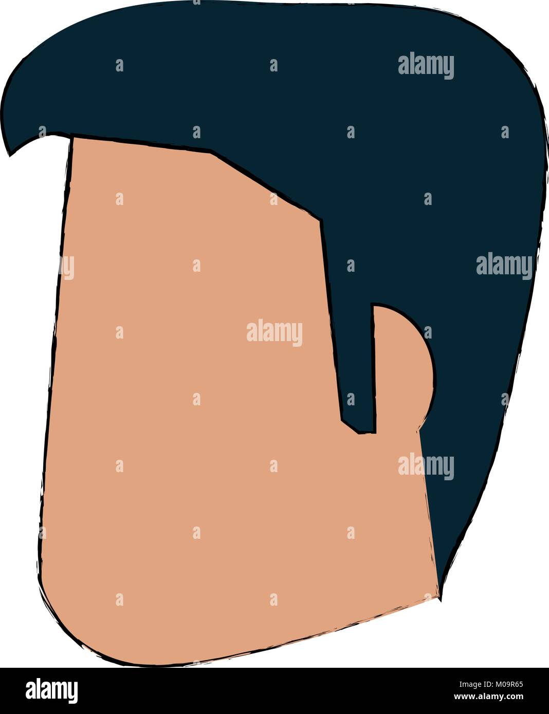 Faceless man head Stock Vector Image & Art - Alamy