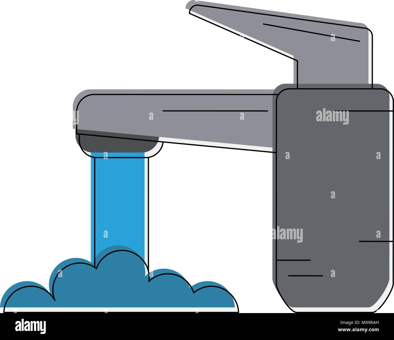 Luxury faucet Stock Vector Images - Alamy