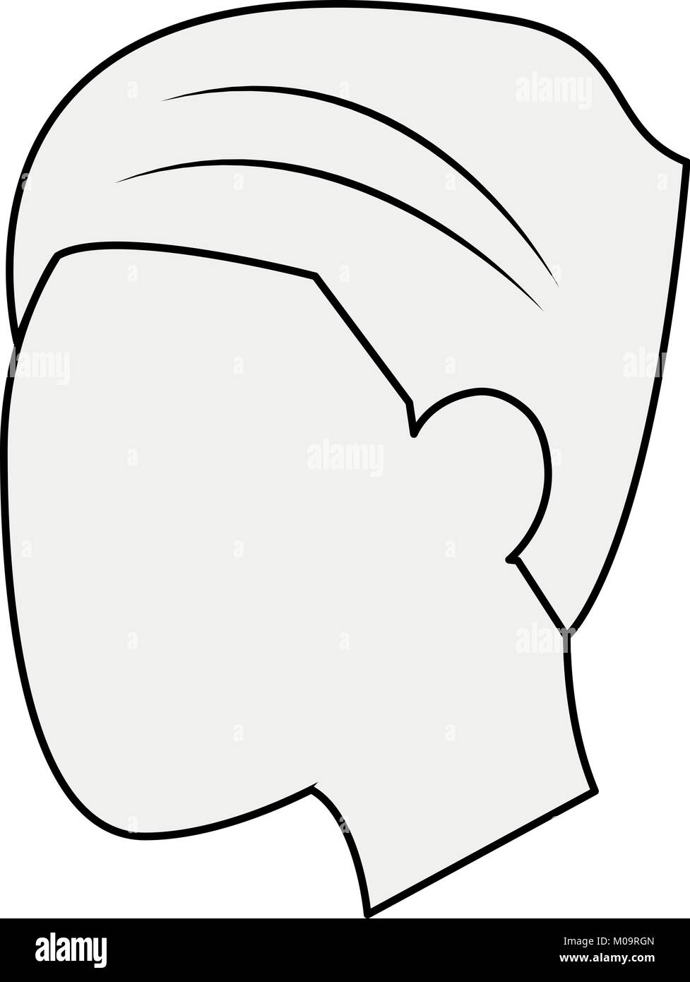 Faceless man head Stock Vector Image & Art - Alamy