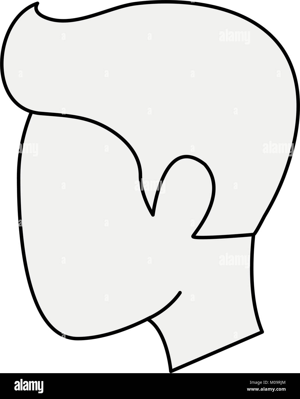 Faceless man head Stock Vector Image & Art - Alamy