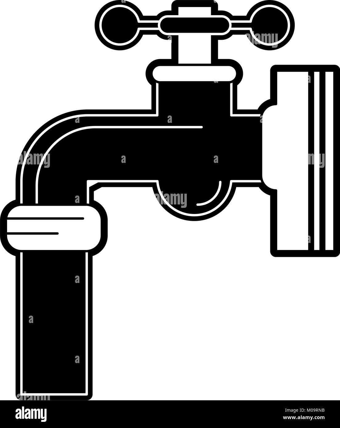 Faucet open isolated Stock Vector Image & Art - Alamy