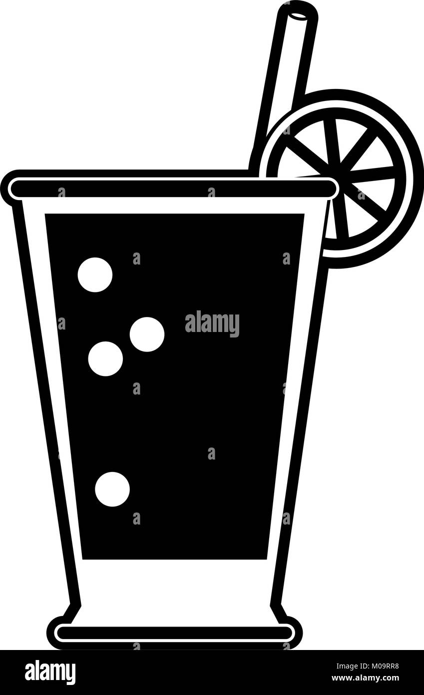 Lemonade juice lemon mint Black and White Stock Photos & Images - Alamy