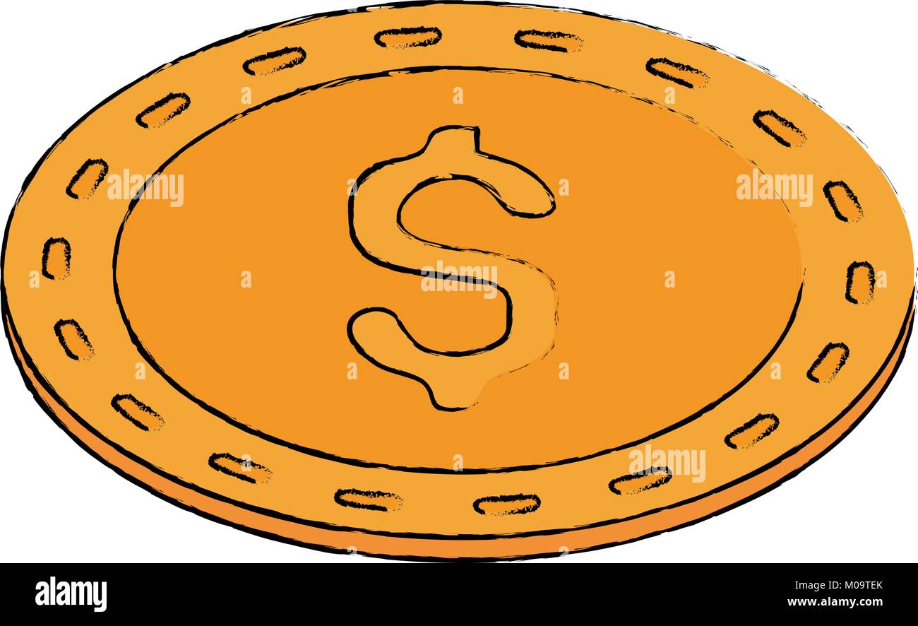 Coin isolated symbol Stock Vector Image & Art - Alamy