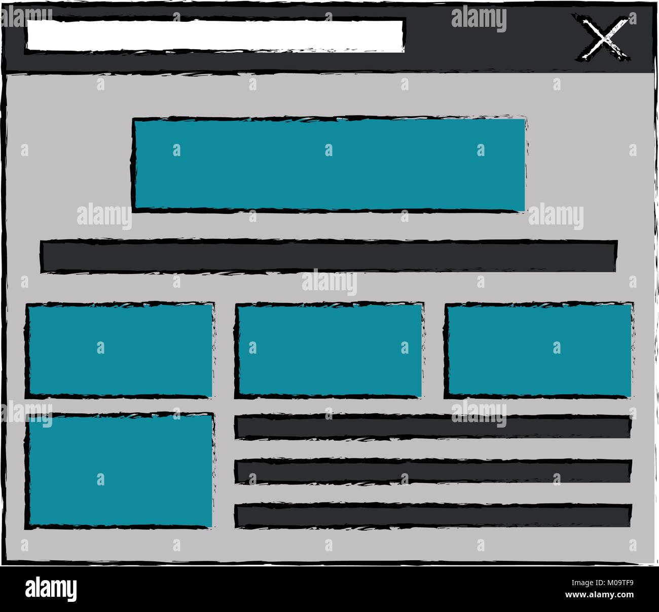 Computer window system Stock Vector Image & Art - Alamy