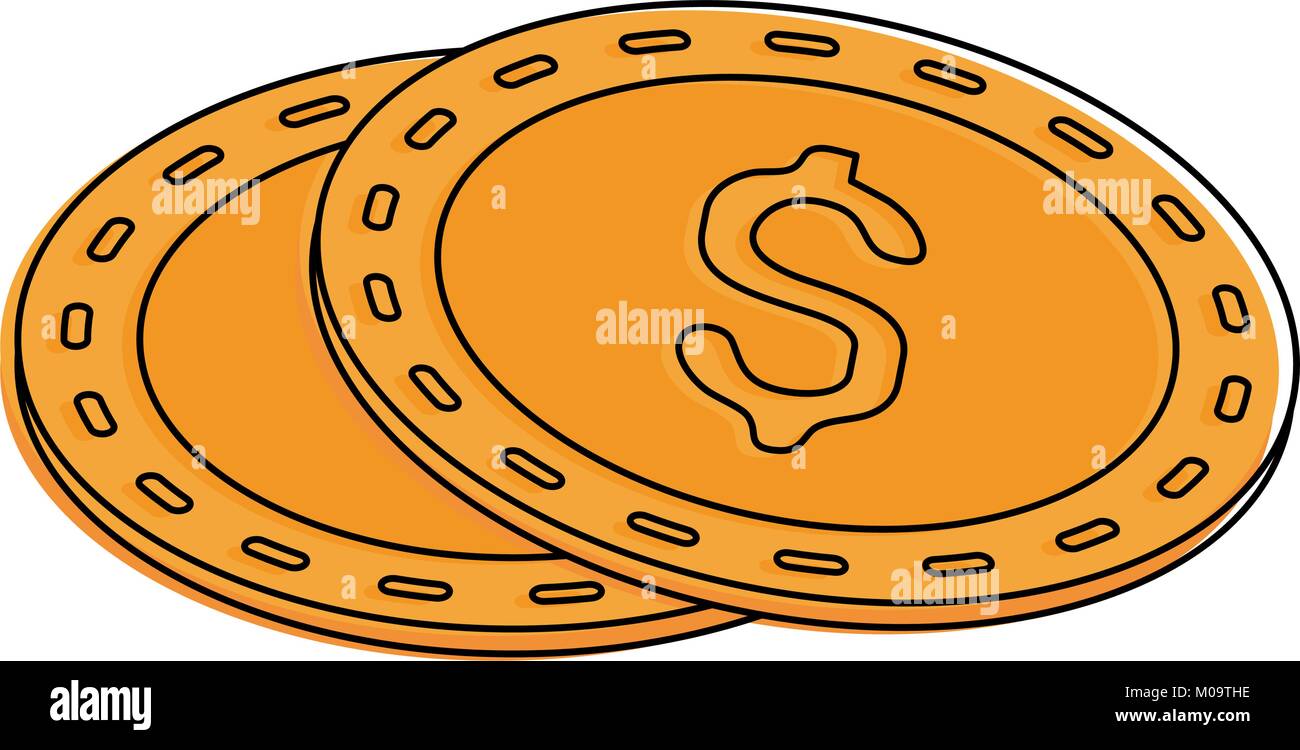 Coins isolated symbol Stock Vector Image & Art - Alamy