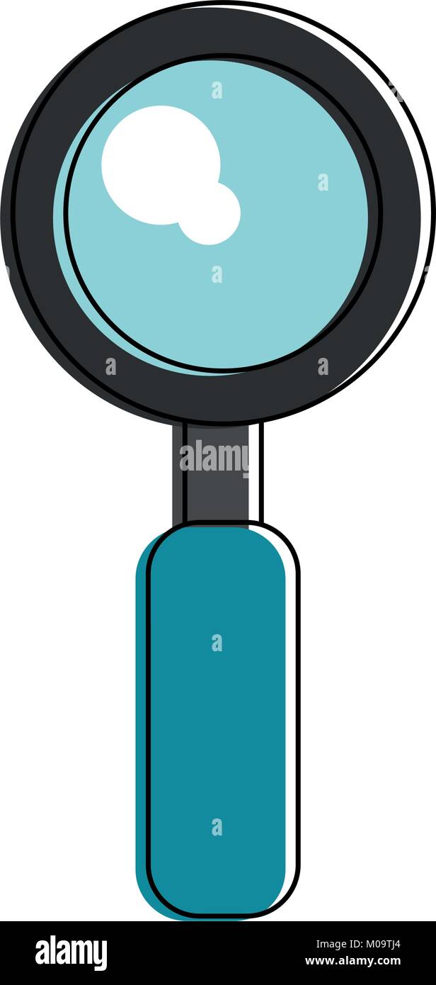 Magnifying glass symbol Stock Vector Image & Art - Alamy