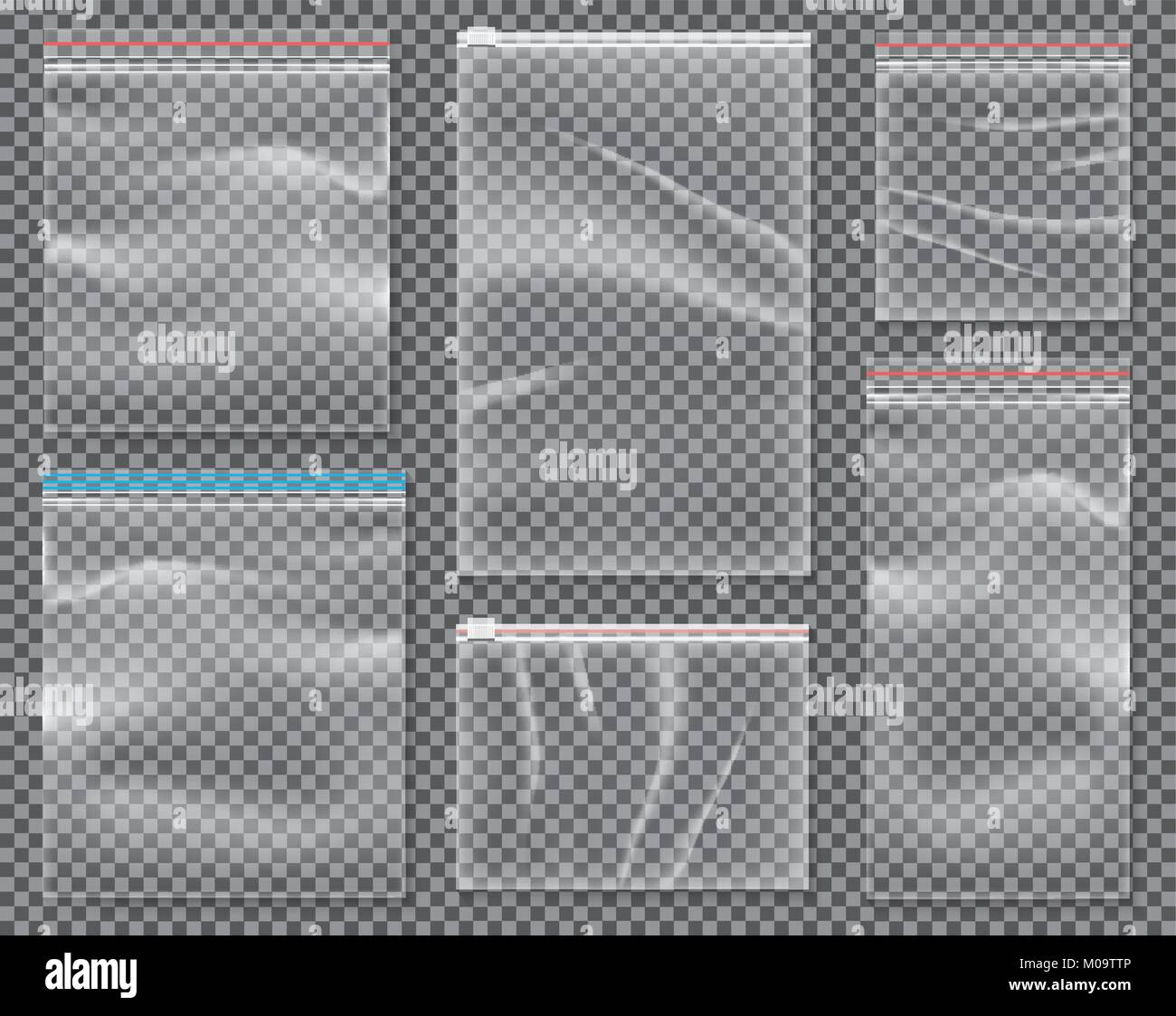 Transparent bag packaging mock up hi-res stock photography and images ...