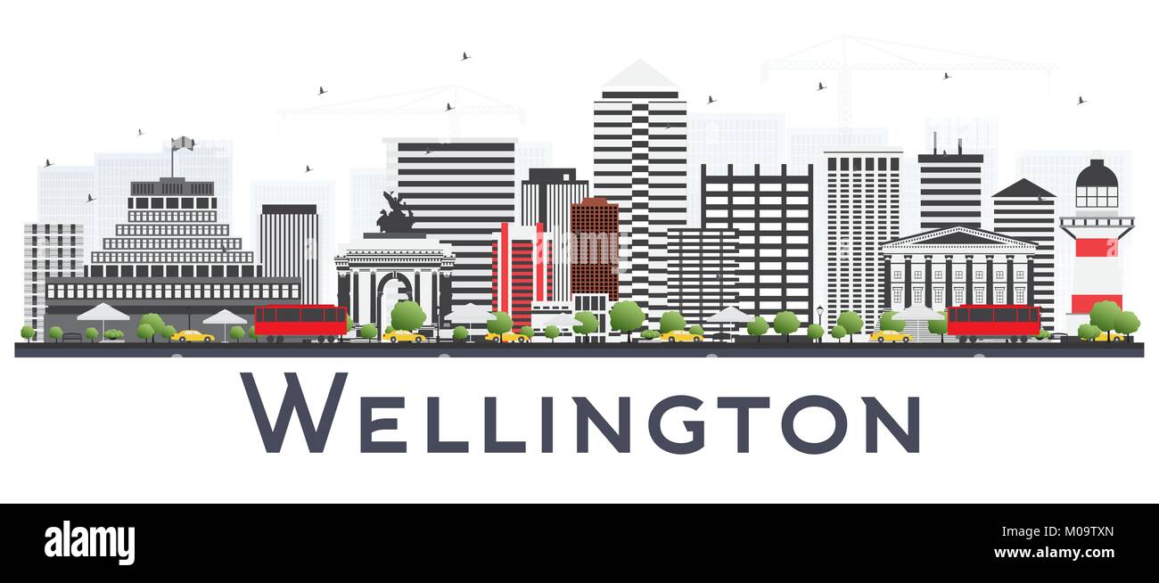 Downtown wellington Stock Vector Images - Alamy