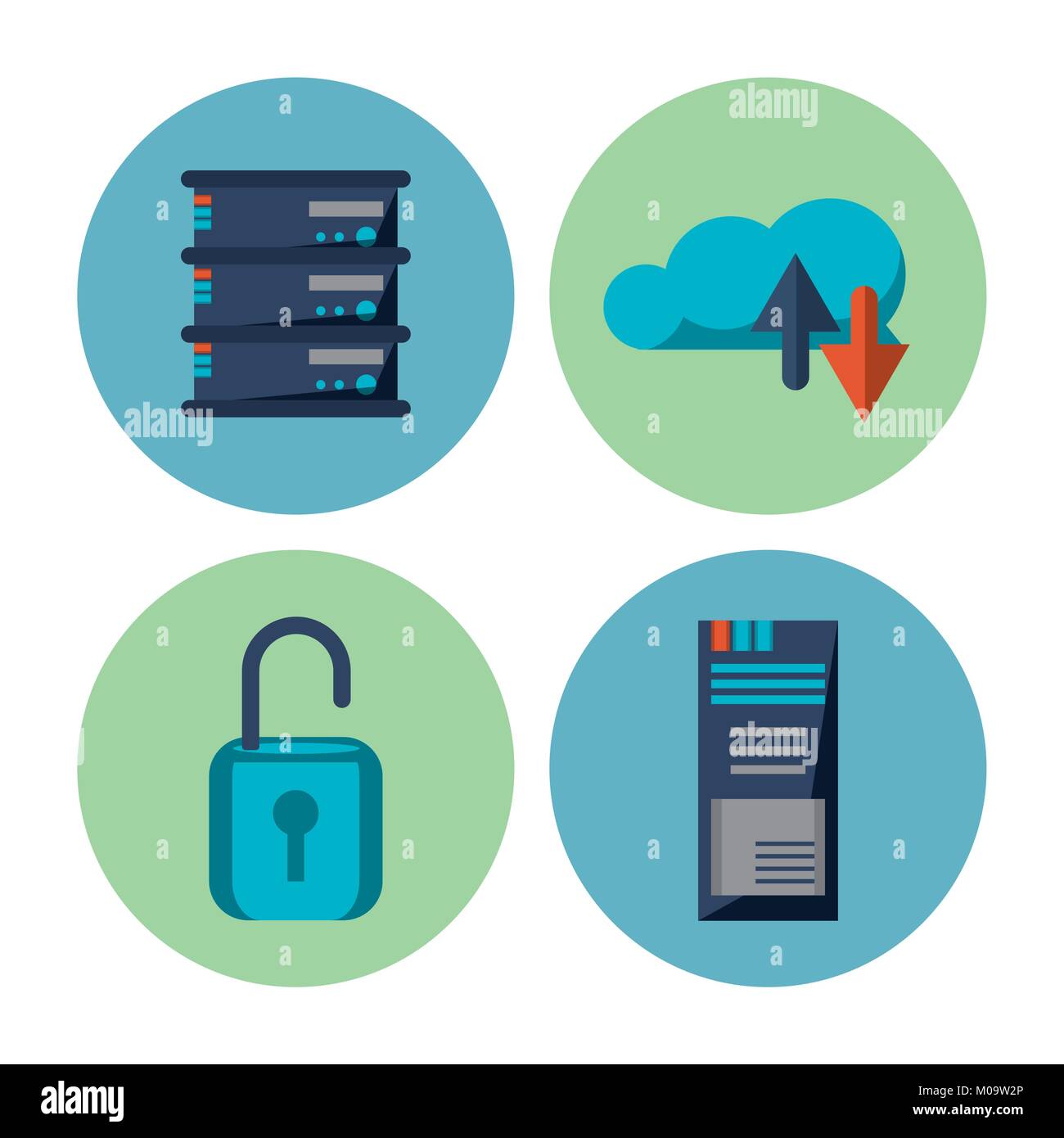 Cpu round Stock Vector Images - Alamy