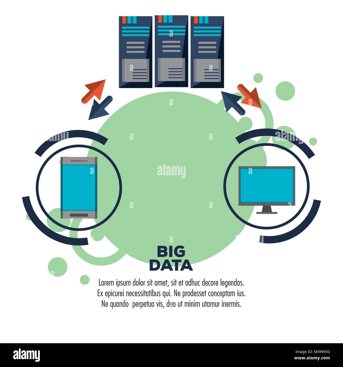 Big data technology infographic Stock Vector Image & Art - Alamy