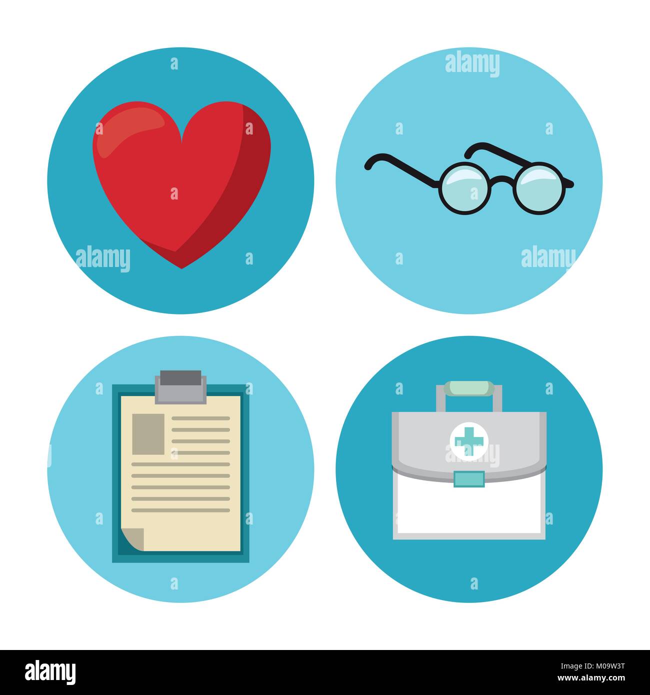 Medical round symbols Stock Vector Image & Art - Alamy