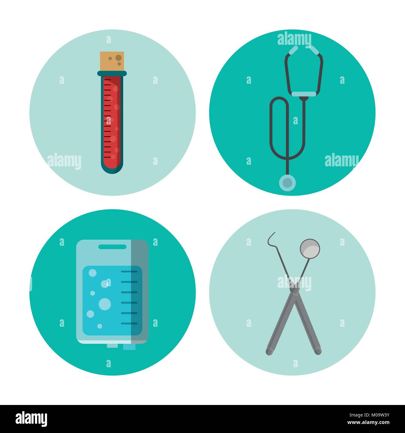 Medical round symbols Stock Vector Image & Art - Alamy