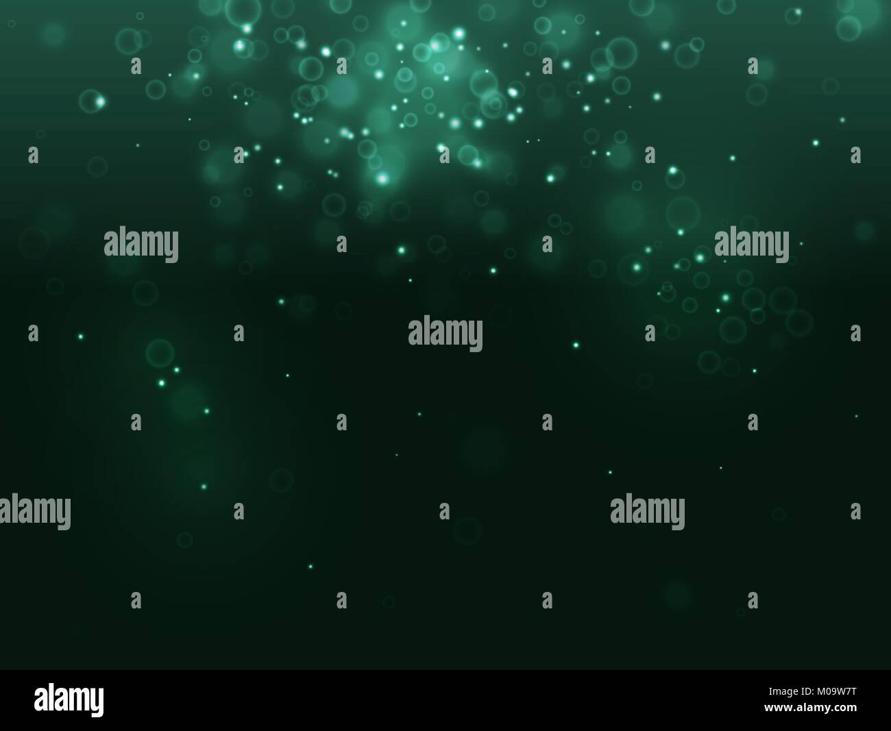 Turquoise abstract light biotechnology background and spark on black ...