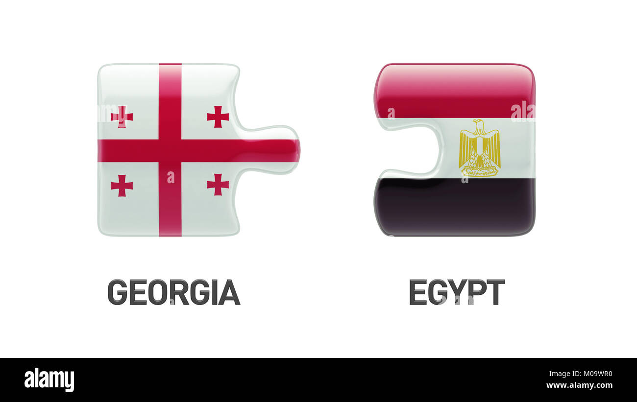 Egypt Georgia High Resolution Puzzle Concept Stock Photo - Alamy