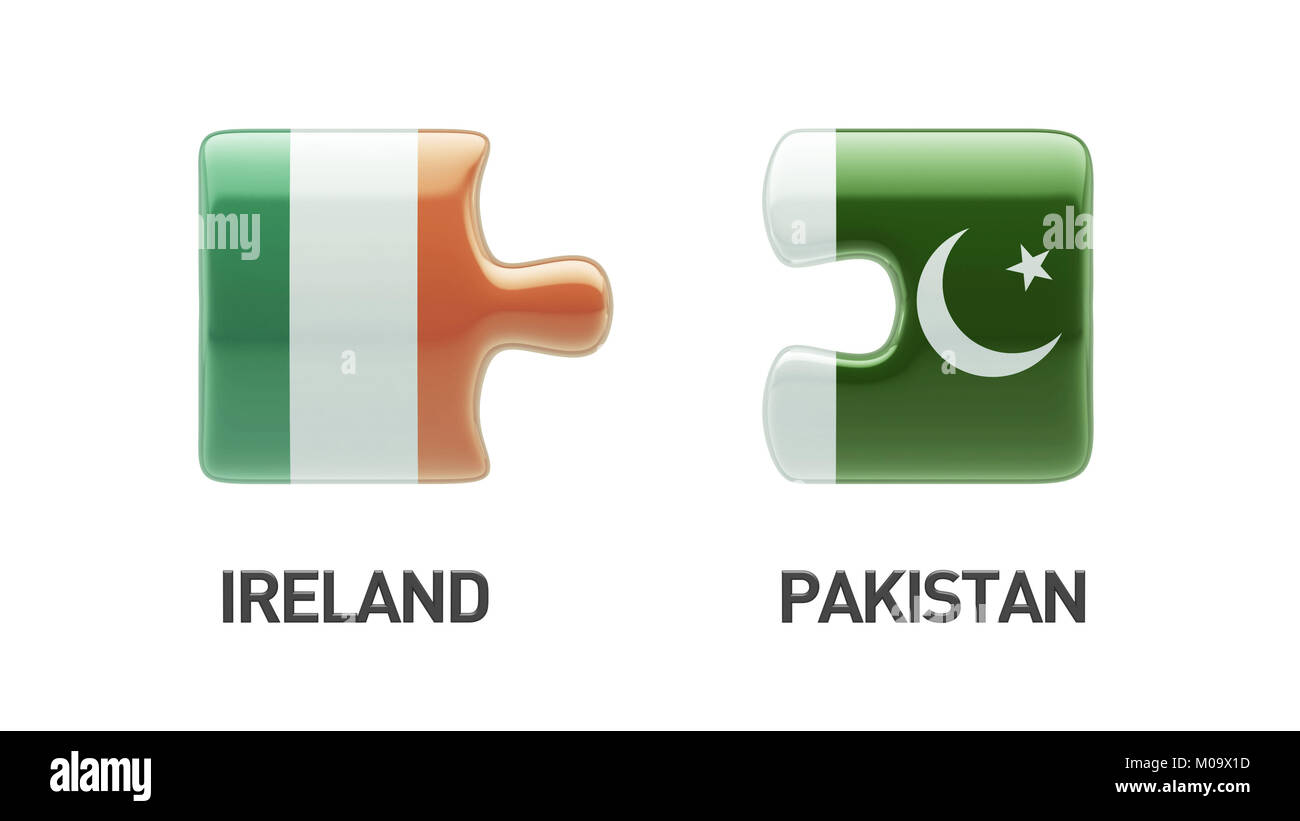 Ireland pakistan flag hi-res stock photography and images - Alamy