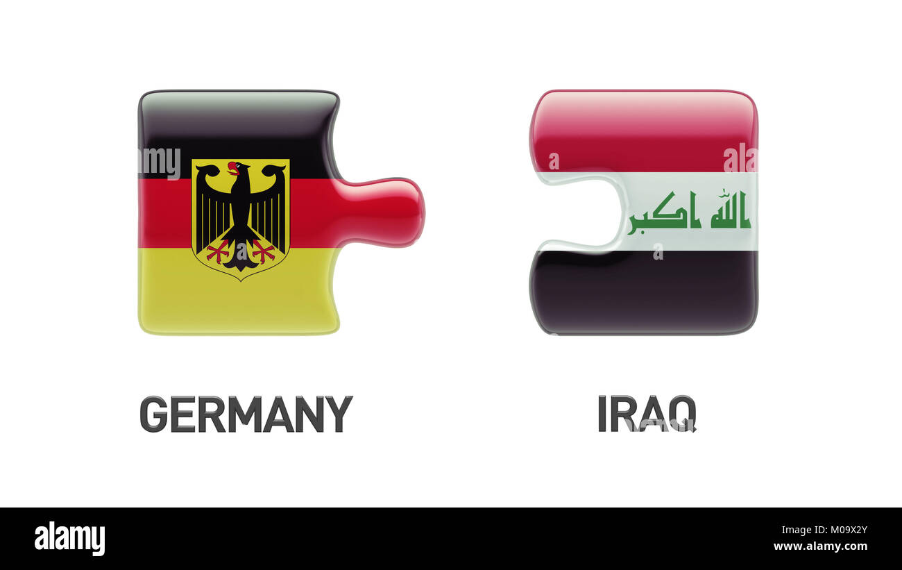 Iraq Germany High Resolution Puzzle Concept Stock Photo - Alamy