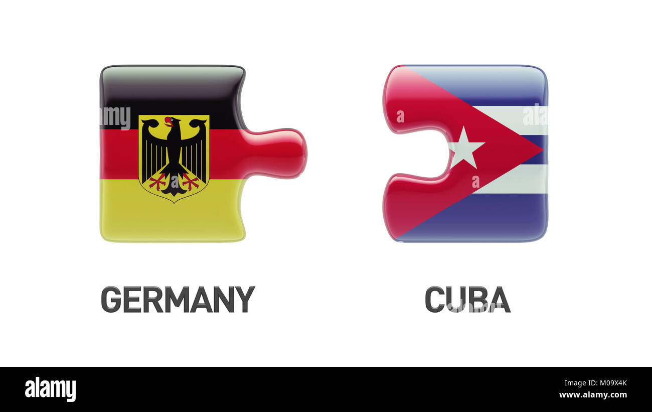 Cuba Germany High Resolution Puzzle Concept Stock Photo - Alamy